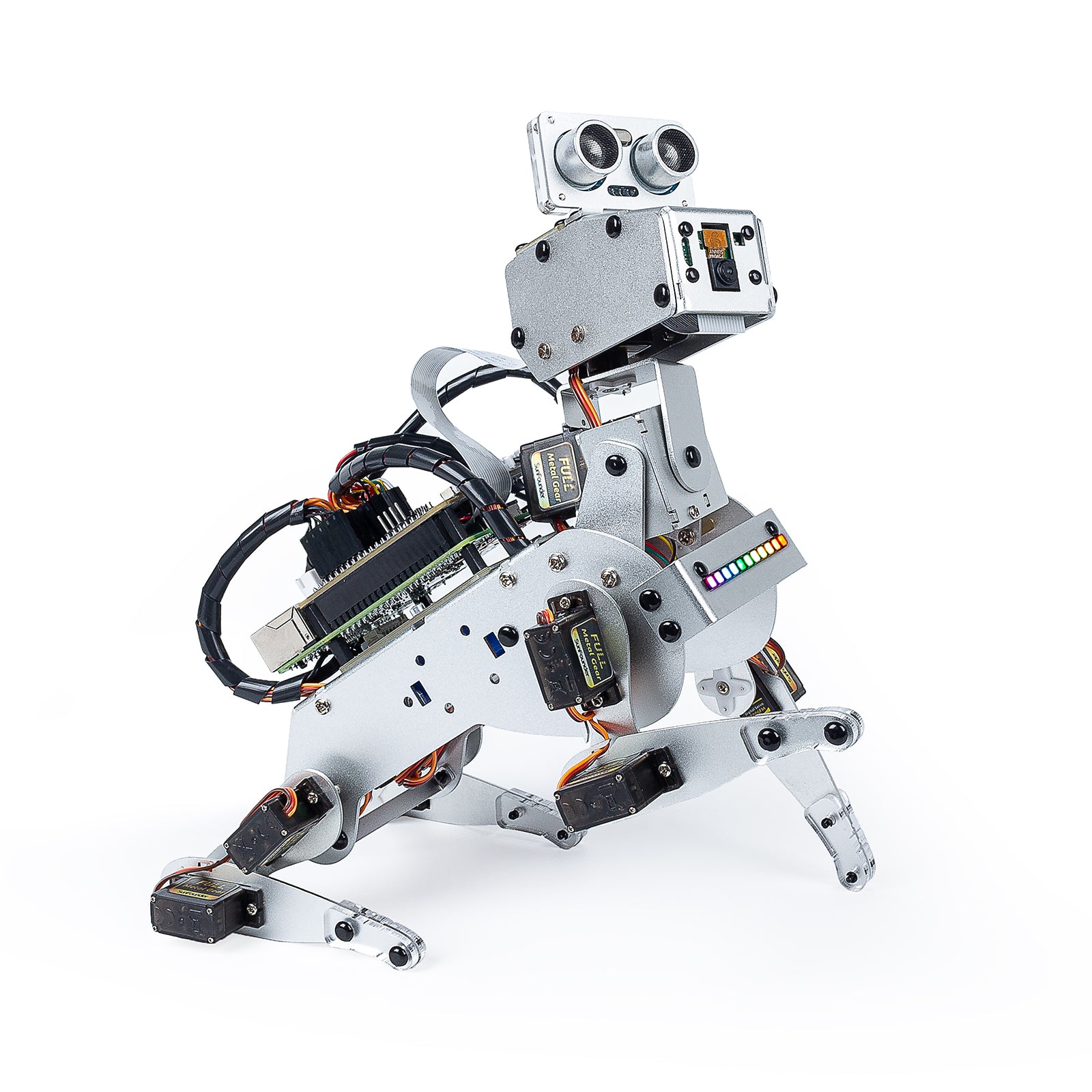 SunFounder PiDog Robot Dog Kit for Raspberry Pi 4/3B+/3B/Zero 2W