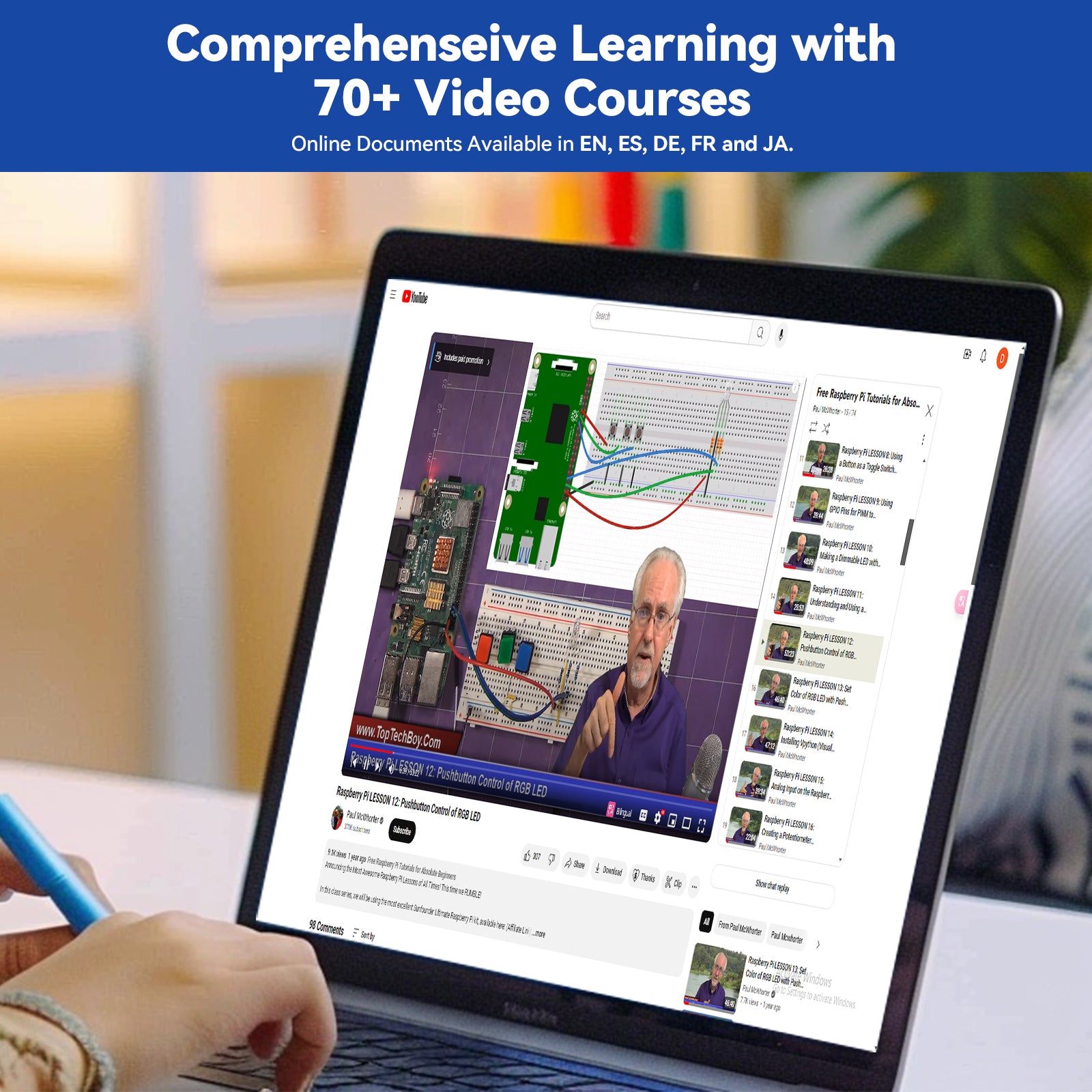 SunFounder Raphael Kit- Ultimate Starter Kit for Raspberry Pi