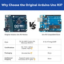 SunFounder 3-in-1 Super Starter Kit with Original Arduino Uno R4 Minima ...