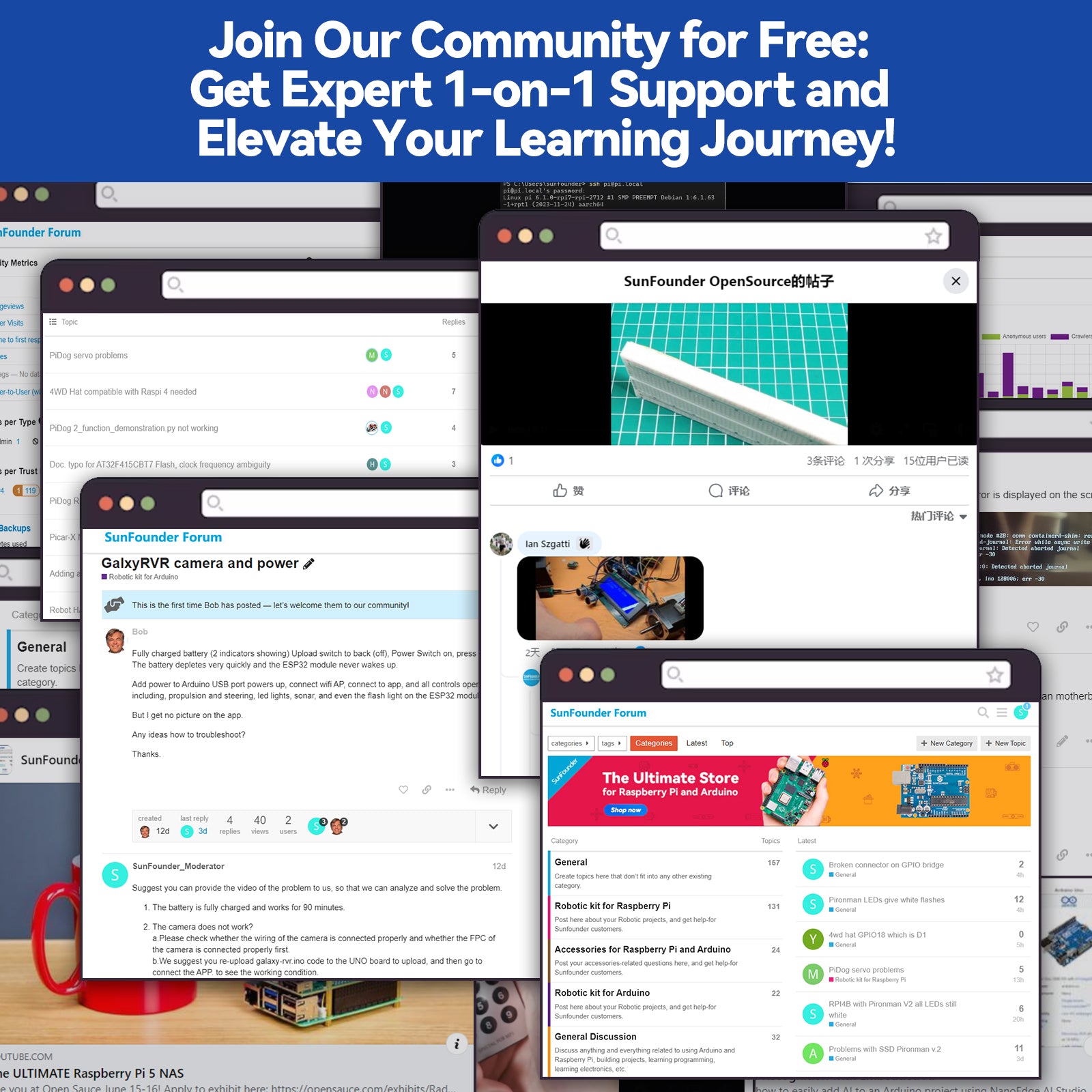 SunFounder Elite Explorer Kit with Original Arduino Uno R4 WiFi, RoHS