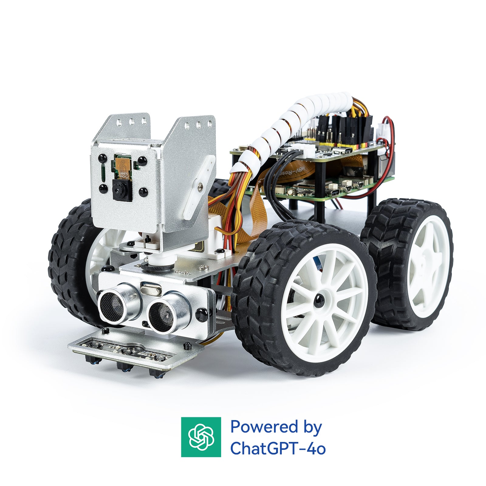SunFounder Picar-X AI Video Robot Car Kit for Raspberry Pi 5/4/3B+/Zero ...