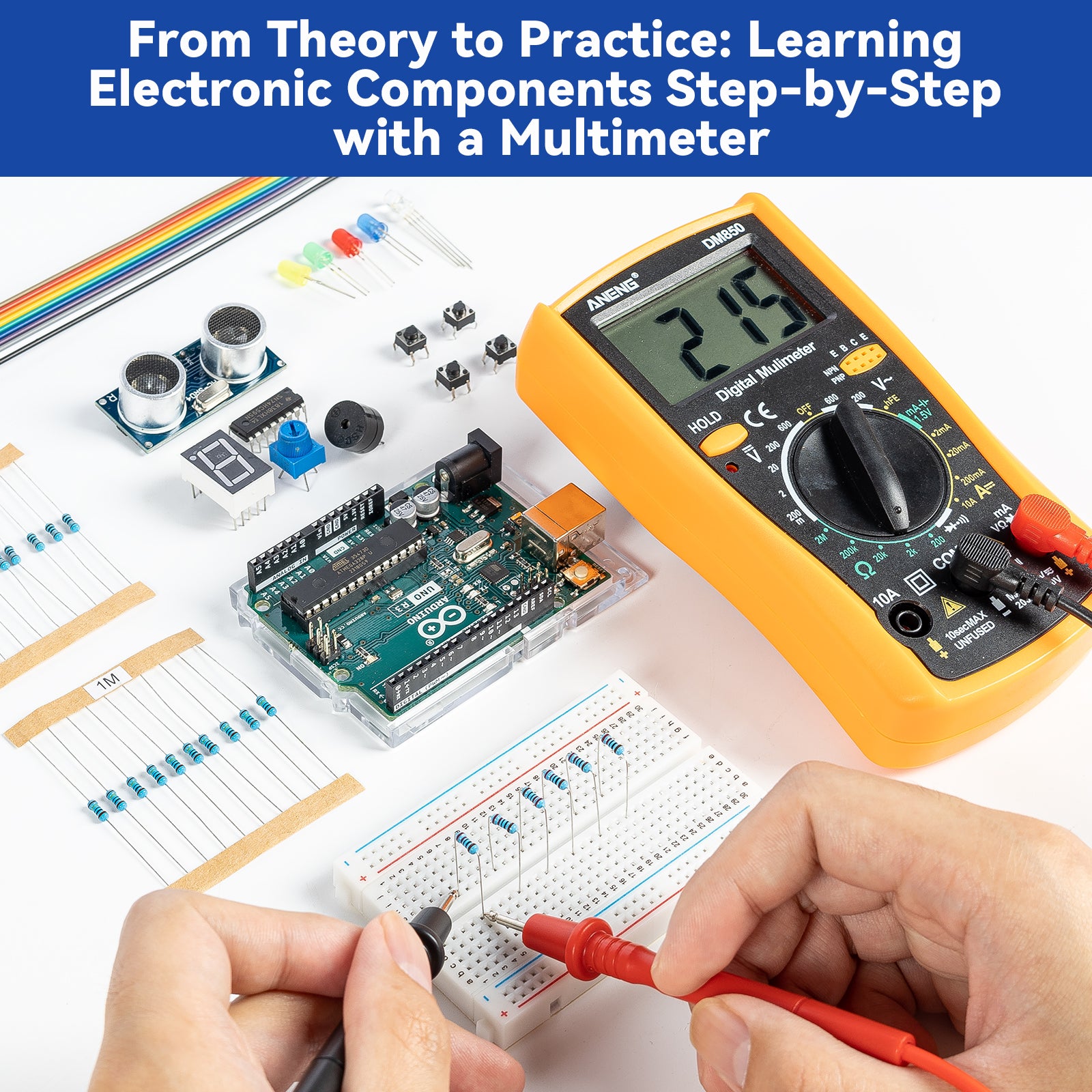 SunFounder Beginner's Lab Starter Kit with Original Arduino Uno R3 REV3 Board | SunFounder