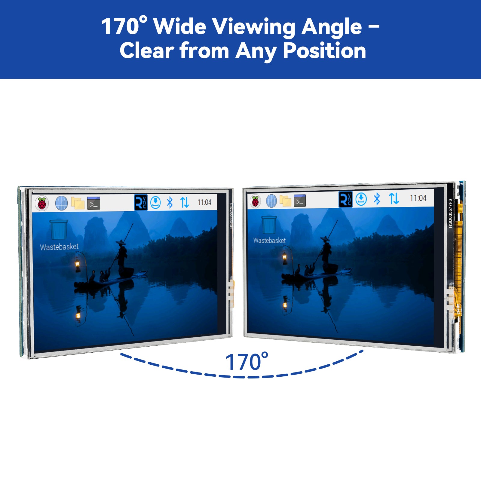 SunFounder 3.5 Inch 480x320 Touch Screen IPS LCD SPI Display Monitor with Stylus for Raspberry ...