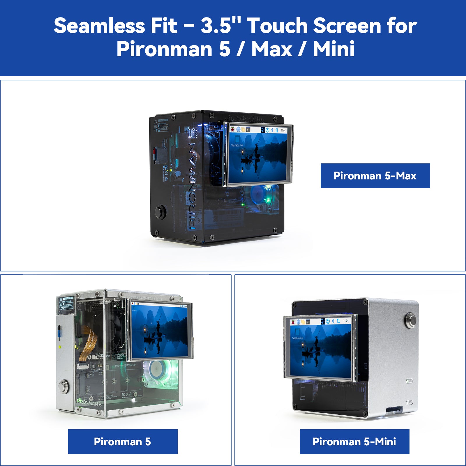 SunFounder 3.5 Inch 480x320 Touch Screen IPS LCD SPI Display Monitor with Stylus for Raspberry ...