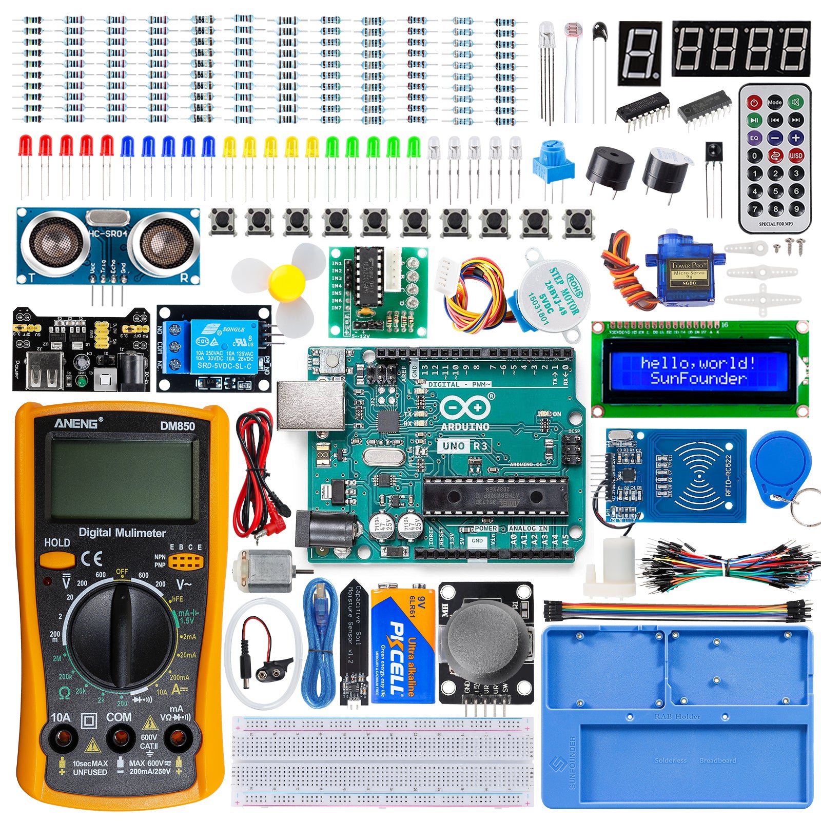 Sunfounder Inventor Lab Starter Kit With Original Arduino Uno R3