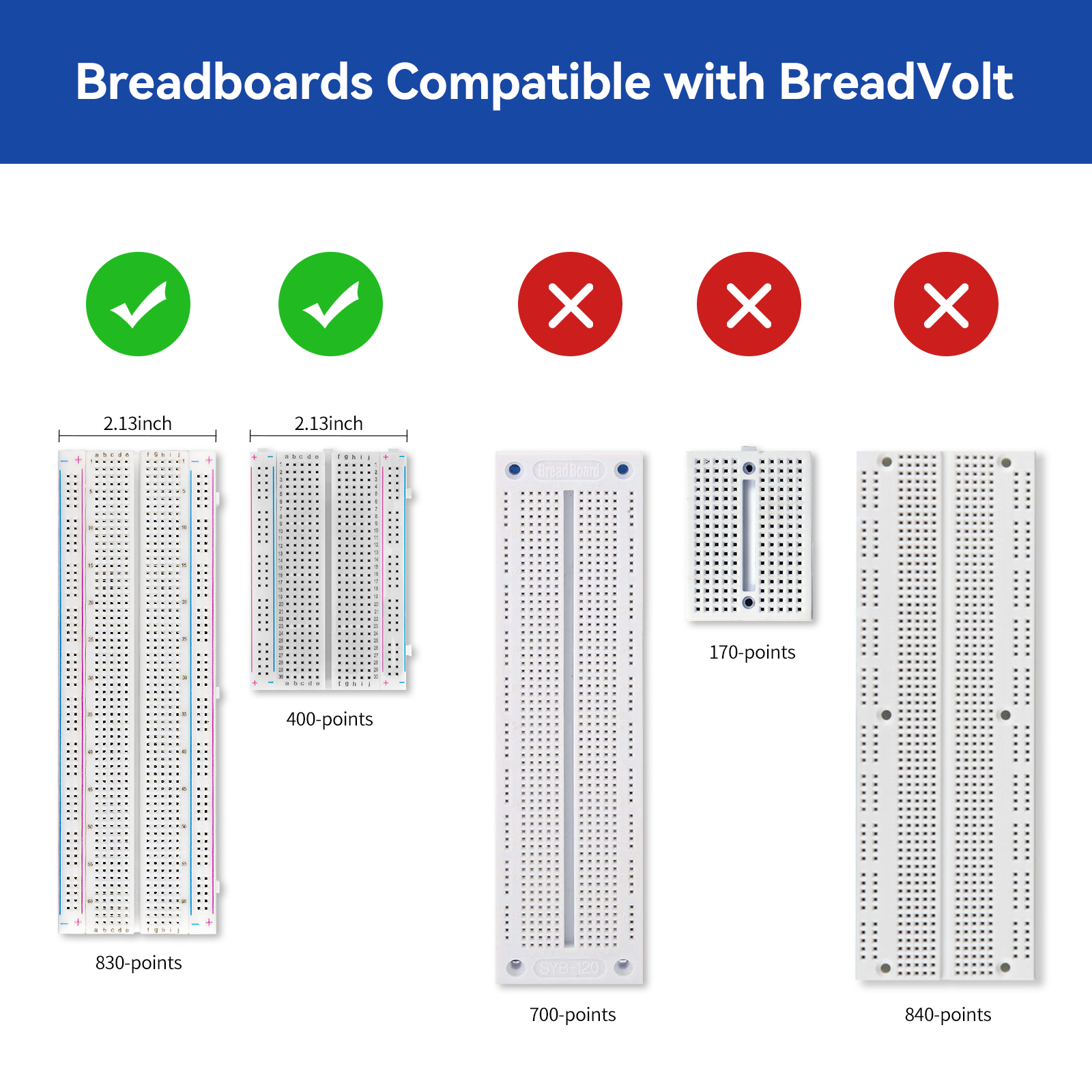 Sunfounder Breadvolt Breadboard Power Supply Module Built In