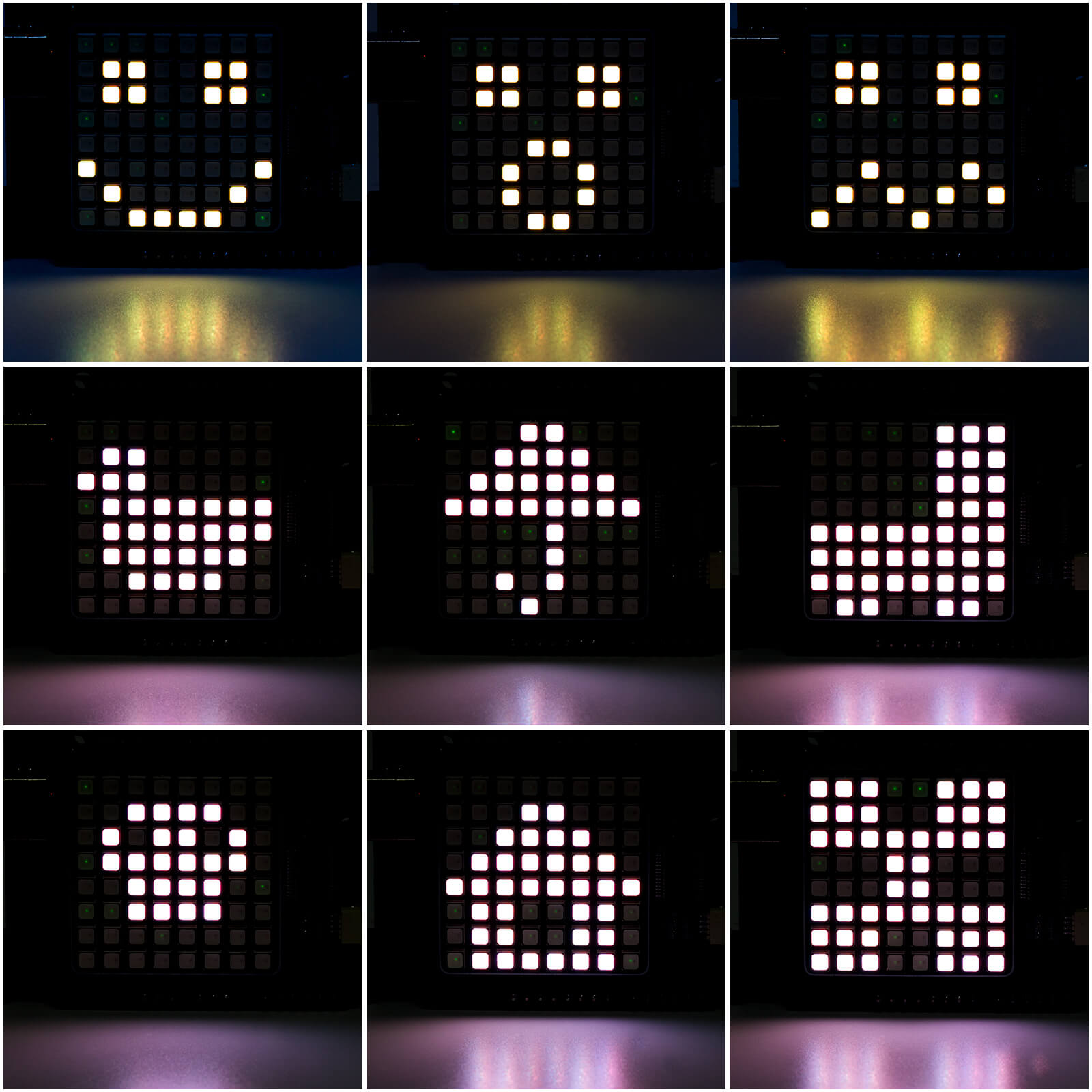 RGB 8x8 64 LED Matrix Panel Compatible with Arduino Individually ...