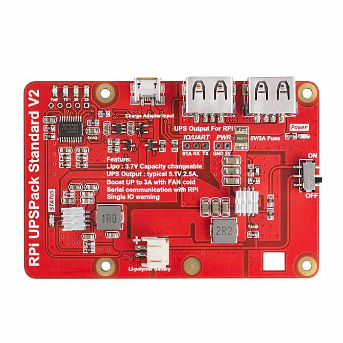 UPS Battery Pack for Raspberry Pi Board | SunFounder