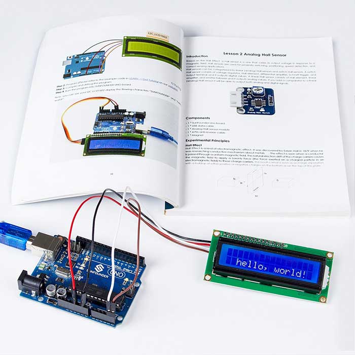 Sunfounder Sensor Kit For Arduino Mega 2560 And Uno R3 Sunfounder