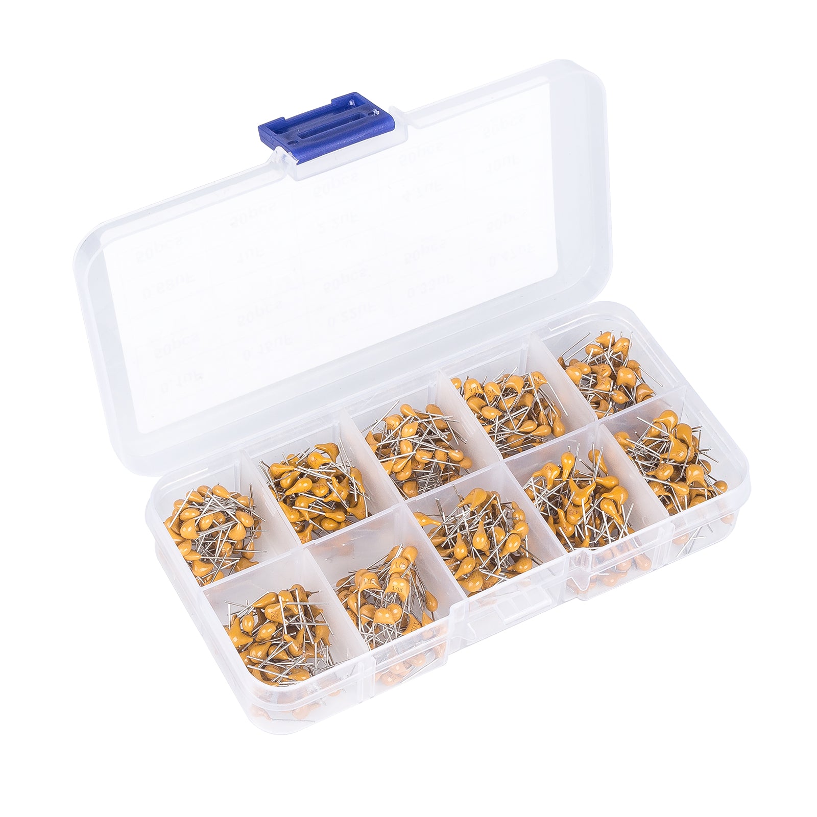 Ceramic Capacitor Assortment Kit - Set of 600 Small Assorted Capacitors ...
