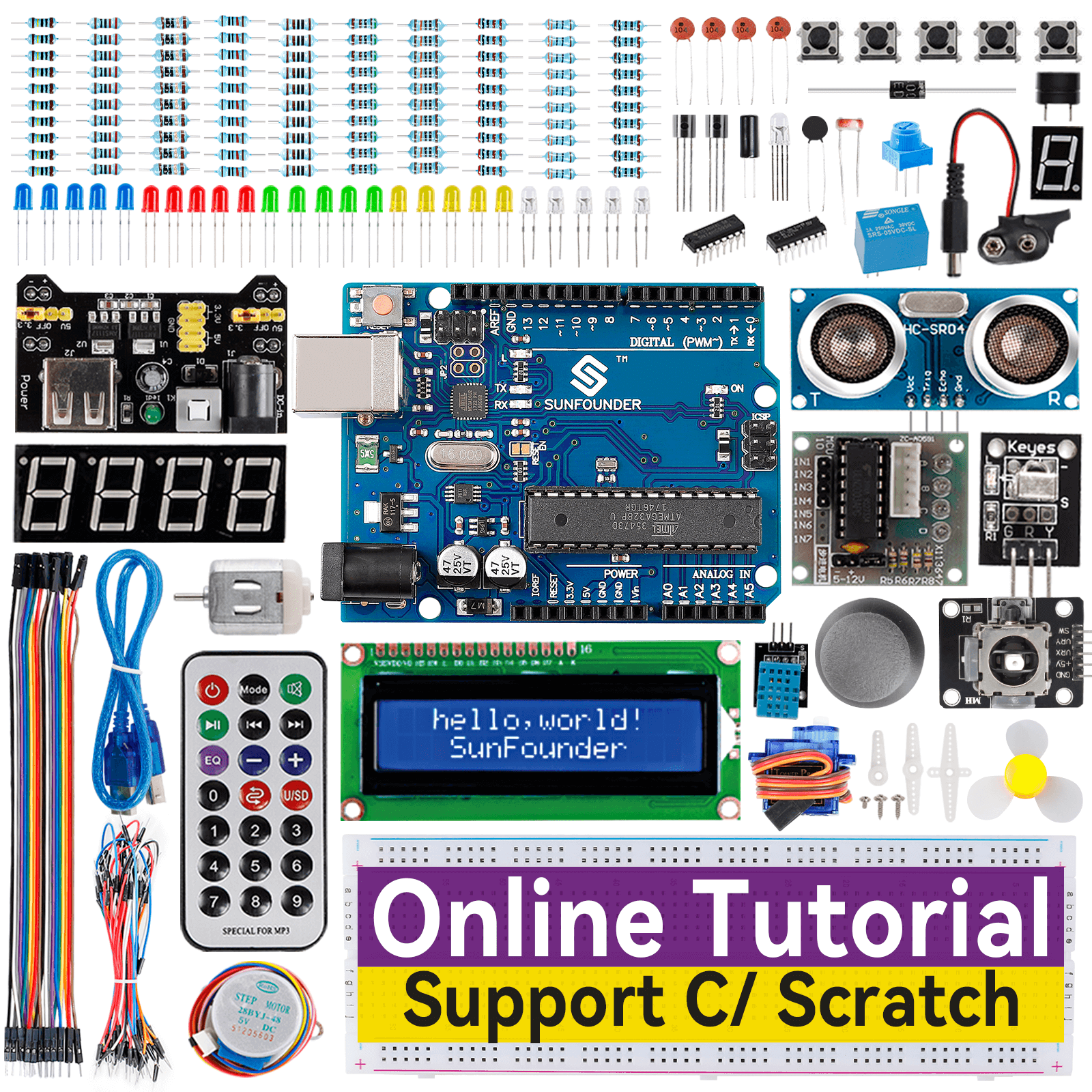 SunFounder Starter Kit for Arduino Uno R3 | SunFounder