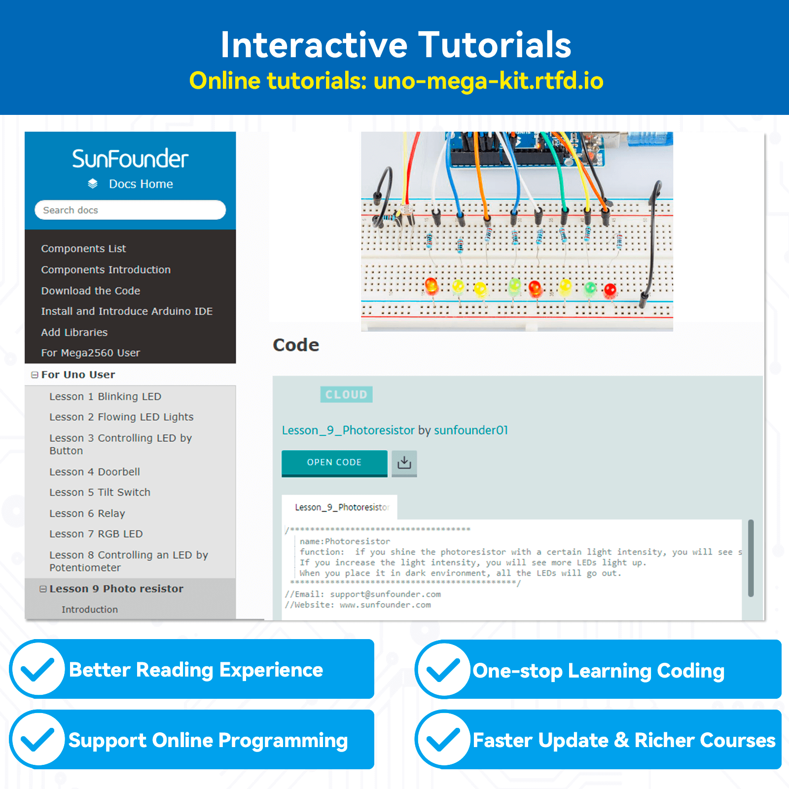 SunFounder Starter Kit for Arduino Uno