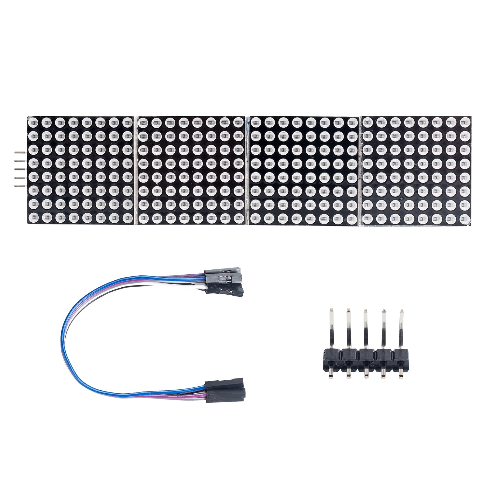 MAX7219 Dot Matrix Module 4 in 1 Display Red | SunFounder